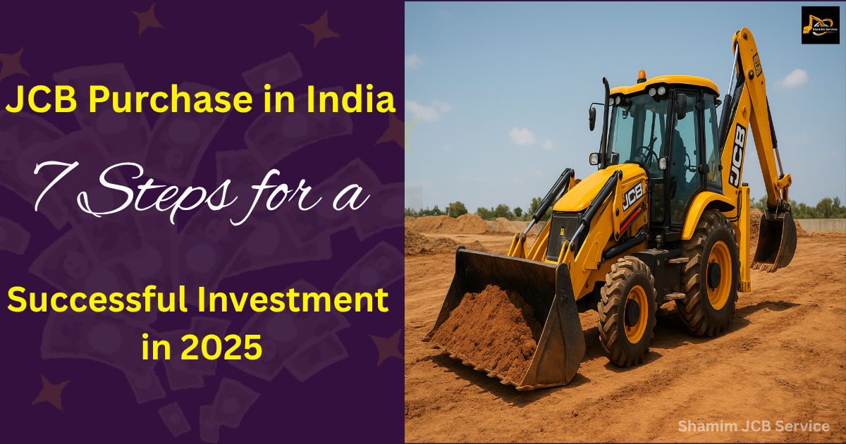 JCB Purchase in India: 7 Steps for a Successful Investment in 2025